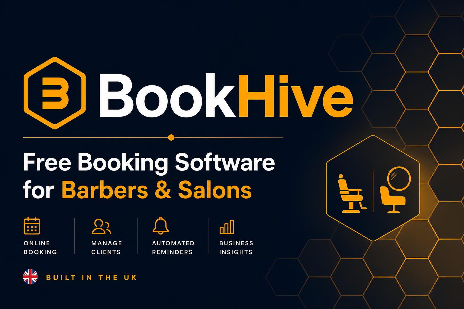 BookHive – Free Booking Software for Barbers & Salons